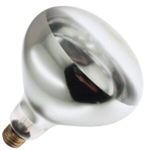 industrial performance 250 watt br40 shatter resistant clear heat lamp