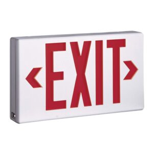 exit sign,less than 1.0w,red,1 or 2