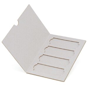 globe scientific 513004 cardboard slide mailer for 4 slide (case of 50)