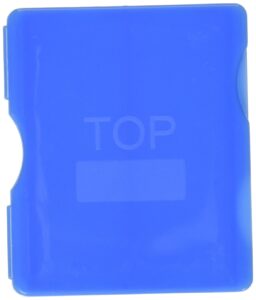 globe scientific 513041b polypropylene slide mailer for 2 slide, blue (box of 100)