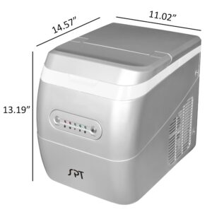 SPT IM-123S Portable Ice Maker (Silver)