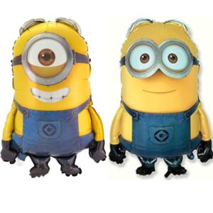 balloonshop set of 2 - 30 despicable me minion foil balloons dave and stuart (cs126+cs141)