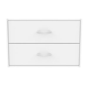 ClosetMaid 1566 Stackable 2-Drawer Horizontal Organizer, White