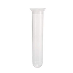 uxcell 50 pcs 20ml plastic centrifuge tubes with snap cap, graduated micro centrifuge tube, round bottom, clear, storage container for beads sample laboratory