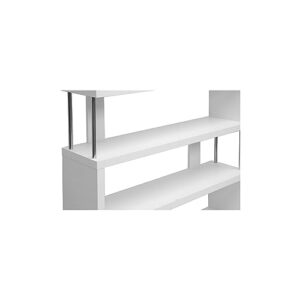 Baxton Studio Barnes 75.5-inch H 6-Shelf Bookcase, White (97-4834-HiT)