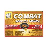 51910-00 combat quick kill formula small roach bait station 12/pk