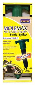 molemax mole max animal repellent stake for gophers and moles