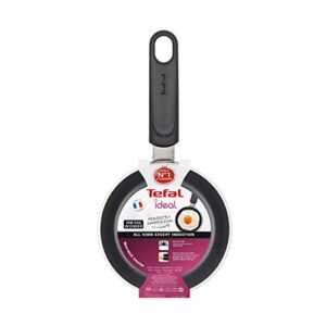 tefal ideal mini one egg wonder non-stick frying pan, 12 cm, non induction, black,package may vary