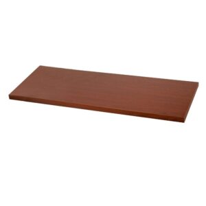 organized living freedomrail wood shelf, 36-inch x 12-inch - modern cherry