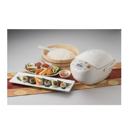 Zojirushi Micom Rice Cooker and Warmer with BPA-Free Plastic Made Compact Rice Container Bundle with Inomata Rice Washing Bowl and Draine (3 Items)