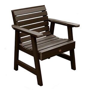 highwood ad-chgw1-ace weatherly garden chair, weathered acorn