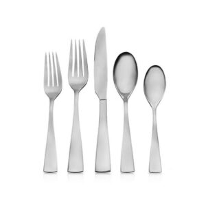 oneida h163045a grayson 45 piece everyday flatware set, service for 8