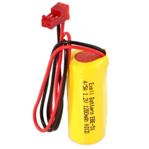 1.2v 1200mah emergency-lighting battery, replaces lithonia elb1210n, elb1p201n, elb1p201n2, and elb1p2901n (1.2 volts, 1200 milliamp hours)