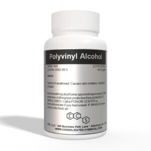 polyvinyl alcohol high purity powder 100g bottle