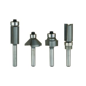 whiteside #404 4 piece compact router bit set, 1/4" shank