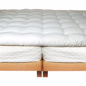 holy lamb organics wool mattress toppers (king deep sleep topper)