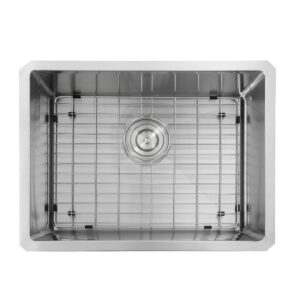 nantucket sinks sr2318 23-inch small radius rectangle stainless steel undermount kitchen sink