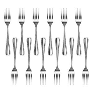 new star foodservice 58109 slimline pattern, 18/0 stainless steel, serving fork, 8.25-inch, set of 12