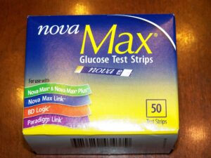 nova max test strip (50 count) [box of 50]