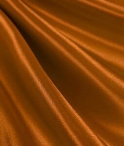 copper satin fabric - by the yard