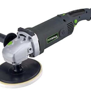 Genesis GSP1711 11 Amp 7" Variable Speed Sander/Polisher with Foam Polishing Pad, Hook and Loop Backer Pad, Sanding Disc, Rubber Backing Pad and Dual-Position Assist Handle