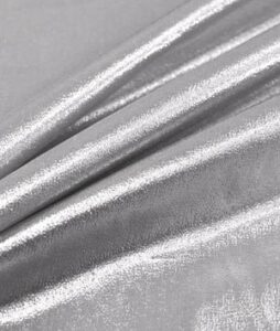 silver lame fabric - by the yard