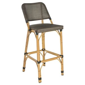 safavieh home collection deltana brown indoor/ outdoor 29.5-inch bar stool