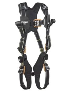 3m dbi-sala exofit nex 1113327 full body arc flash rescue harness, back/front web rescue loops, nomex/kevlar web, comfort padding, locking qc leg straps, large, black