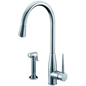 dawn ab50 3178c single-lever kitchen faucet with side-spray, chrome