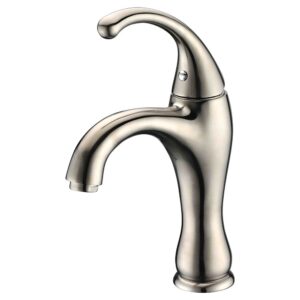 dawn ab08 1157bn single-lever lavatory faucet, brushed nickel