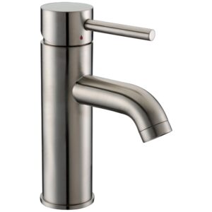 dawn ab37 1433bn single-lever lavatory faucet, brushed nickel