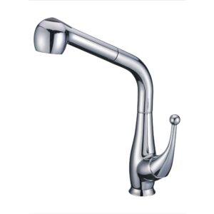 dawn ab50 3079c single-lever pull-out spray kitchen faucet, chrome