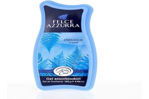 felce azzurra gel air freshener - unique and unmistakable aroma - perfume your home for relaxation and harmony - blend of orange, rose, pine, lavender, and musk - classic original - 4.94 oz