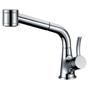 dawn ab50 3707c single-lever pull-out spray kitchen faucet, chrome