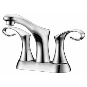 dawn ab06 1292c 2-hole, 2-handle centerset lavatory faucet for 4" centers, chrome