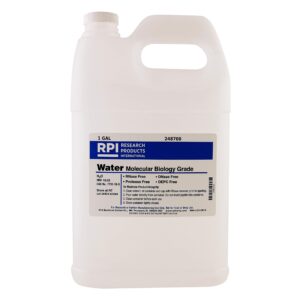 water, molecular biology grade, dnase and rnase free, 1 gallon