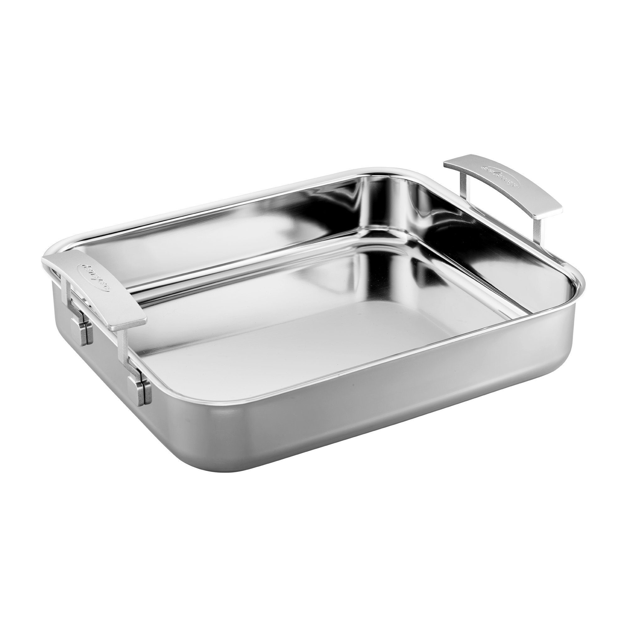 Demeyere Industry 5-Ply Stainless Steel 15.7 X 13.3-inch Roasting Pan