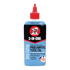 3-in-one professional grade pneumatic tool oil, 4 oz