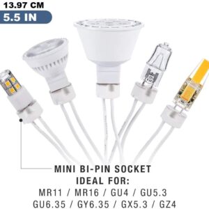 DEMASLED Mini Bi-pin Socket Led Light mr11 mr16 Halogen Bulbs Base lamp gu5.3 g4 gu4 gu5.3 gu6.35 gy6.35 gx5.3 gz4