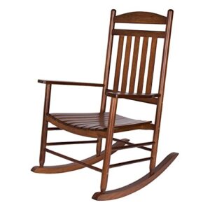 shine company maine wood rocking chair, oak