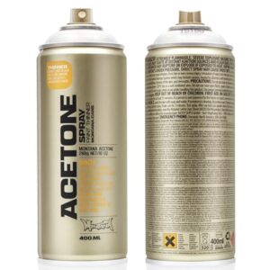 montana cans montana tech 400 ml acetone spray paint, 1 count (pack of 1)