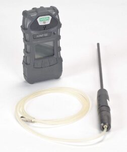 msa 10116928 altair 5x multi-gas detector - (o2, co, h2s), 10' line, 1' probe, charcoal device with color display, portable gas monitor, ul/csa, includes instrument/line/probe