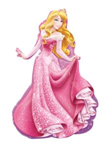 disney princess sleeping beauty 34" mylar foil balloon supershape xl- 1 piece by anagram/md