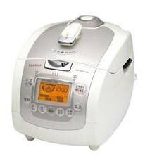 cuckoo ih electric pressure rice cooker crp-hf0610f (6 cups) - ivory/silver