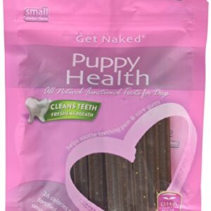 Get Naked Puppy Health Dental Chew Sticks for Puppies and Dogs, Small/6.2-Ounce, 18 sticks/Pack (2-pack)