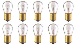 cec industries #1129 bulbs, 6.4 v, 16.832 w, ba15s base, s-8 shape (box of 10)