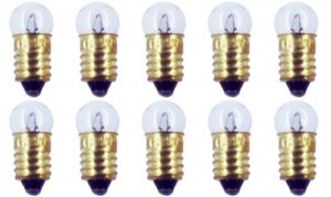 cec industries #1449 bulbs, 14 v, 2.8 w, e10 base, g-3.5 shape (box of 10)