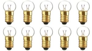 cec industries #425 bulbs, 5 v, 2.5 w, e10 base, g-4.5 shape (box of 10)