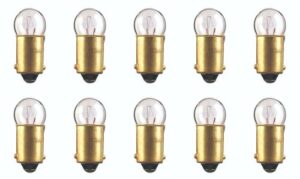 cec industries #363 bulbs, 14 v, 2.8 w, ba9s base, g-3.5 shape (box of 10)