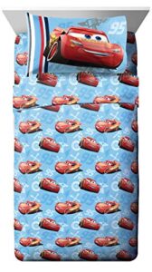 jay franco disney pixar cars twin sheet set, classic